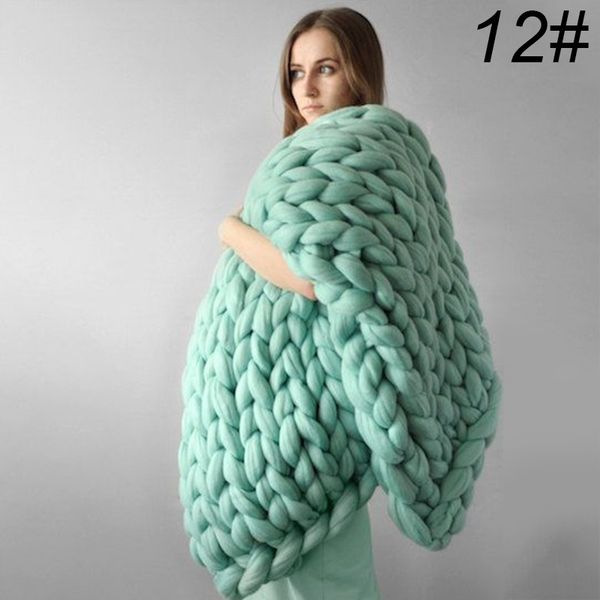 DIY Icelandic Coarse Wool Yarn Super Soft Arm Knitting Wide Yarn Extra ...