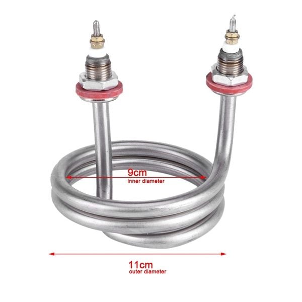 Water Heating Element 220V 4500W Stainless Steel Electric Immersion ...