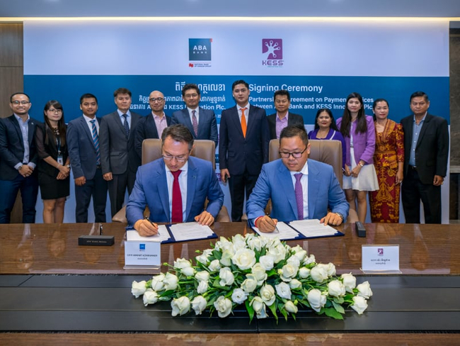 ធនាគារ ABA និងក្រុមហ៊ុន KESS Innovation Plc. ចាប់ដៃគូ ...
