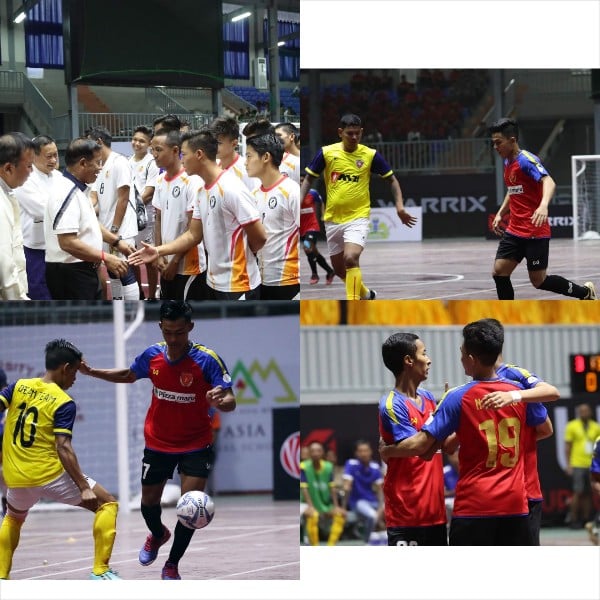 မန္တလေးမှာ ဖွင့်ပွဲ အခမ်းအနား ကျင်းပပြုလုပ်ခဲ့တဲ့ MFF Warrix Futsal Open Cup 2019(Mandalay ...